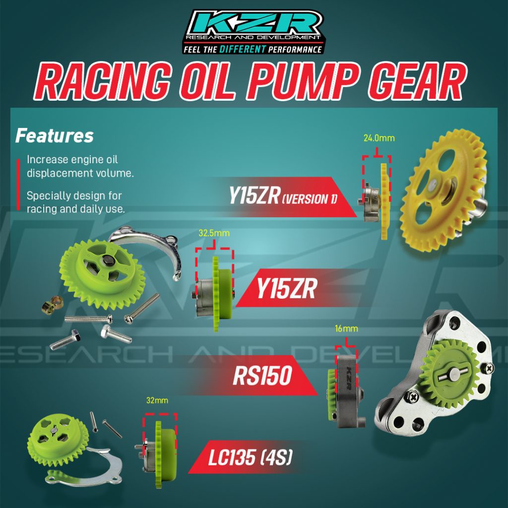 RACING OIL PUMP GEAR FOR RS150 – Motortan